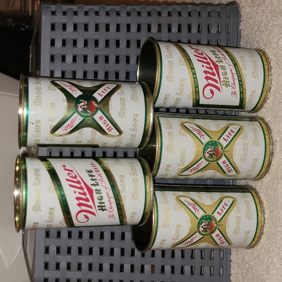 Miller Brewing | Other | Vintage 96s Miller High Life Beer Can Cups ...